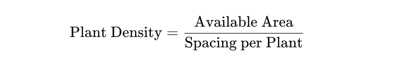 Plant Spacing Calculator